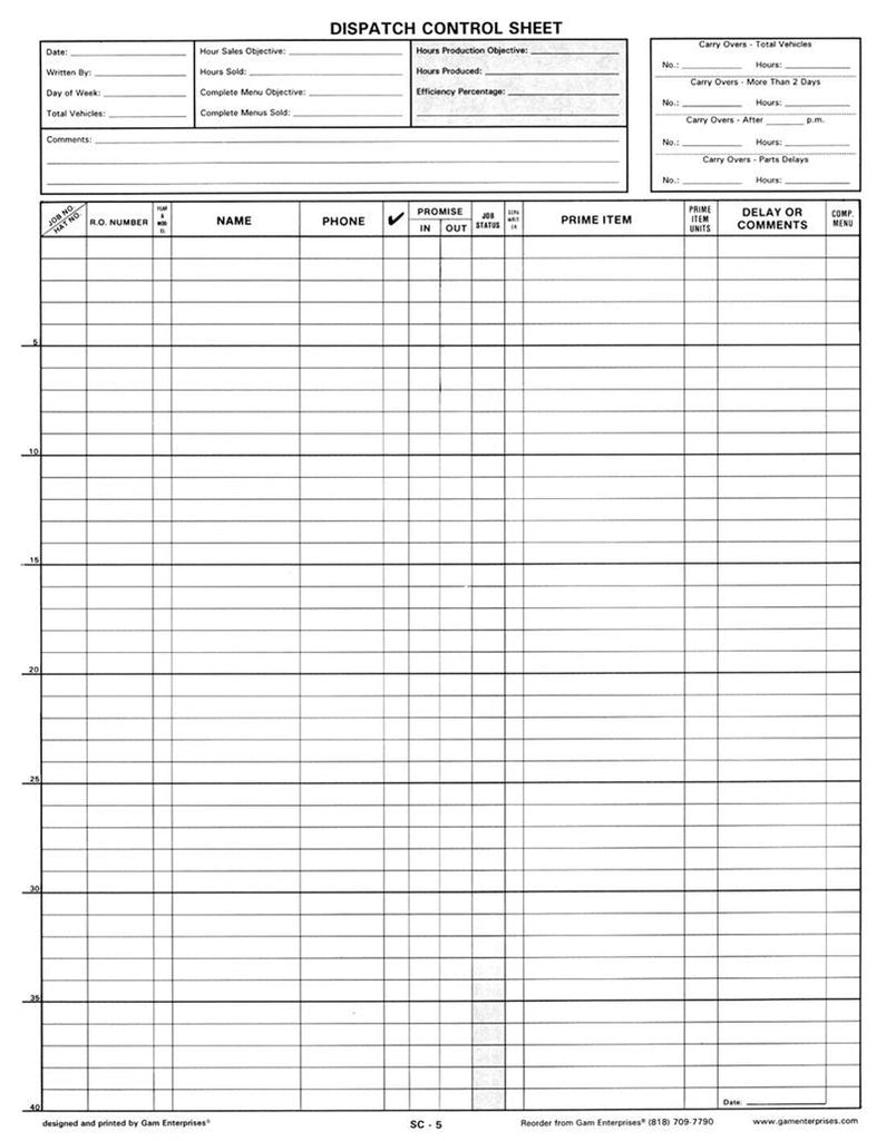 Service & Parts Departments – Gam Enterprises